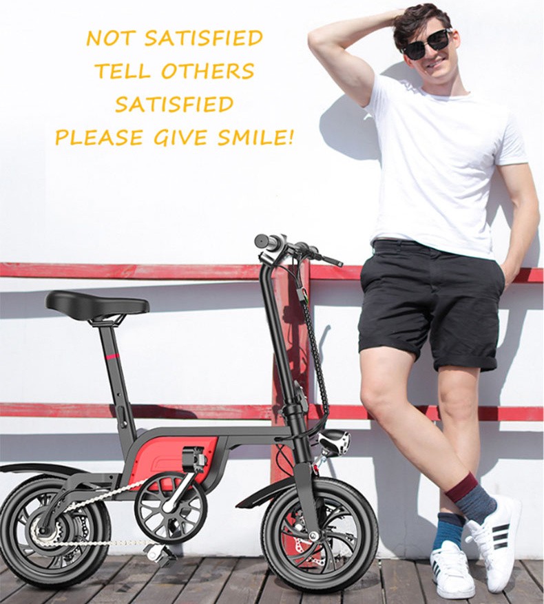Buy 12 Inch Aluminum Alloy Integrated Wheel Electric Scooter E-bike ...