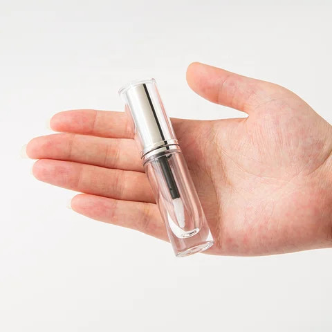 Buy 4.5ml Fashionable Petg As Material Custom Cylinder Shape Lip Gloss ...