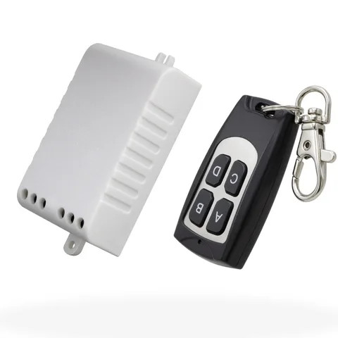 Buy Ac 220v 4 Channel 433mhz Wireless Rf Remote Controls Switch Remote Receiver Moduler Rf ...