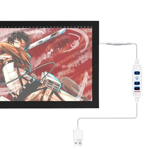 Buy Aluminum Frame Smart Led Tracing Board A4 Drawing Led Light Pad ...