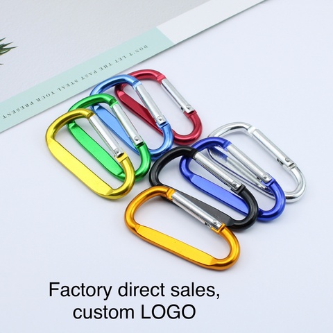 Buy Bag Aluminum Swivel Carabiner Hooks,climbing Snap Hook Carabiner ...