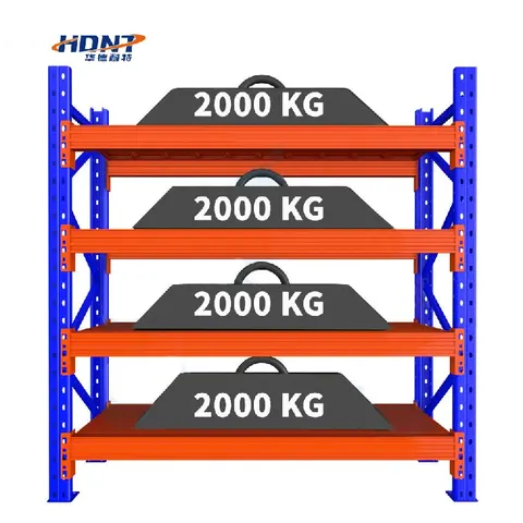 Buy Custom Heavy Warehouse Storage Steel Pallet Rack System Selective ...