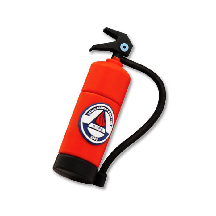 Buy Custom Logo Pvc Red Fire Extinguisher Shaped Usb Flash Drive Memory ...