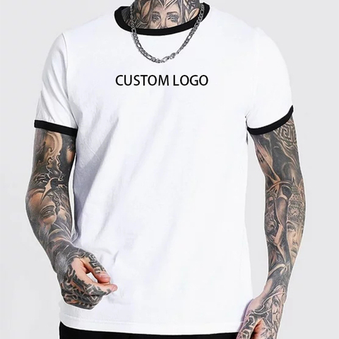 Buy Custom Thread Plain T Shirt Sublimation Tshirt Loose Fit Shirts ...