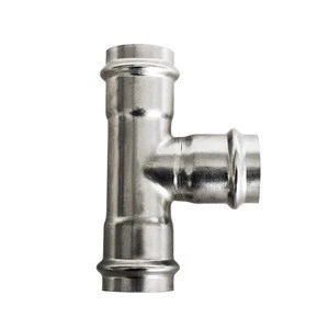 Buy Dn20 25 32 40 50 65 100 Pressed Connection Tube Fittings 304 ...
