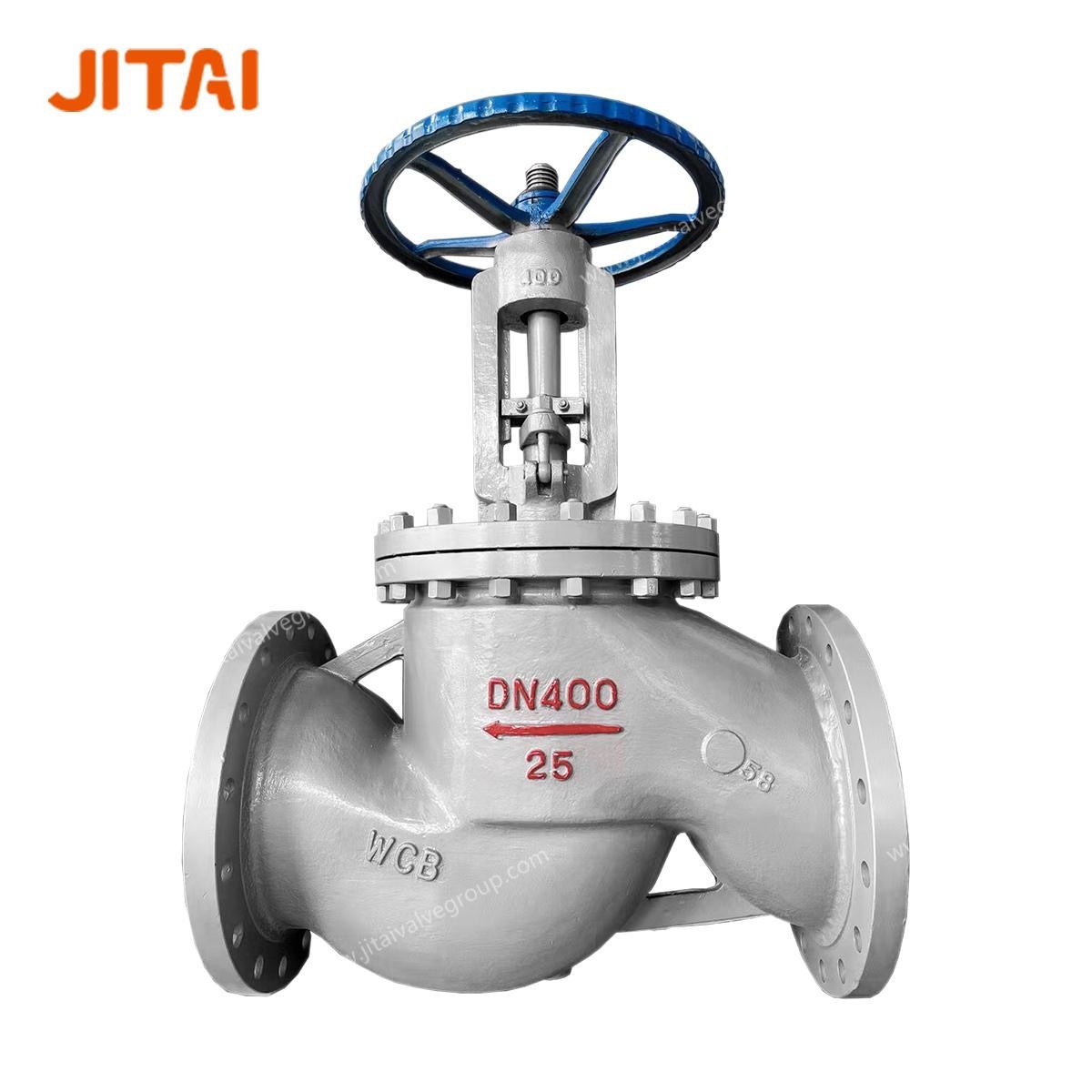 Buy Dn400 Handwheel Operated Big Body Cast Steel T Pattern Globe Valve ...