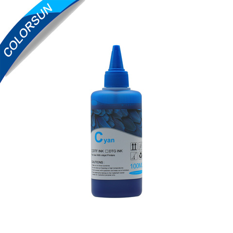 Buy Dtf Heat Transfer Ink 100ml Each Color Textile Pigment Ink from Shenzhen Colorsun Digital ...