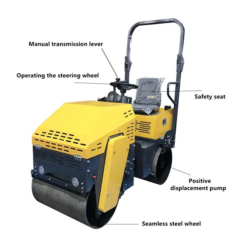 Buy Efficient Safety Mini Road Roller Machines Small Double Drum Roller ...