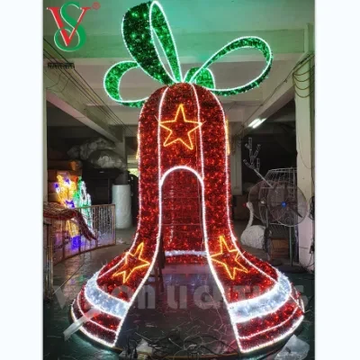 Buy Festival Outdoor Christmas Jingle Bell Motif Lights For Mall ...