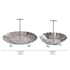 Buy Flexible Handle Stainless Steel Vegetable Steamer from Yangjiang ...