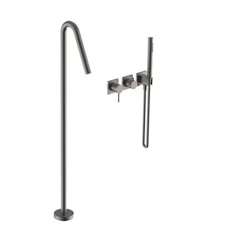 Buy Freestanding Bathtub Faucet Tub Filler Floor Mount Royal Brass ...