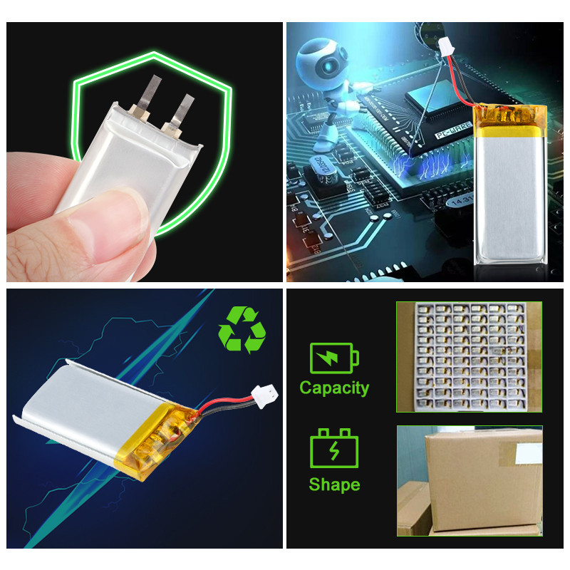 Buy High Current 602040 3.7v 350mah Lithium Batteries Bms Protection ...