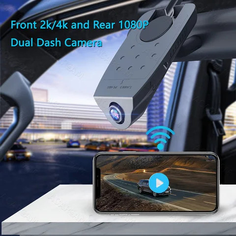 Buy Integrated Oem Housing Design Dashcam Front Recording Camera Built-in 64g Emmc 4k Dash Cam ...