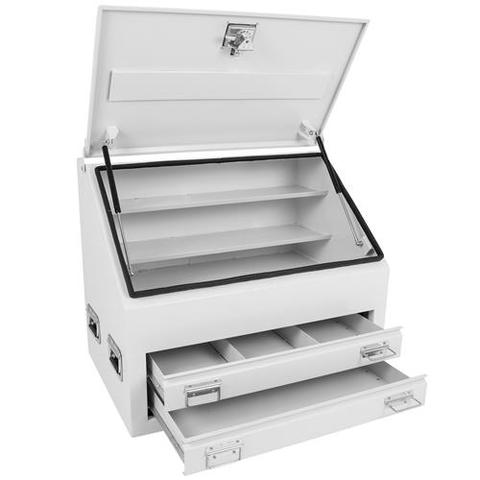 Buy Lockable Metal Full Size Pickup Truck Tool Box With Drawers from ...