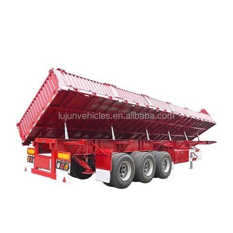 Buy Lujun Hot Sell Tipper Semi Trailer Dump Semi Trailer For Sale from ...