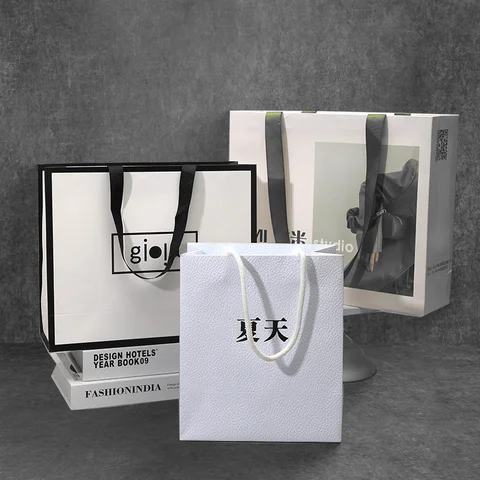 Buy Luxury Custom Paper Shopping Bag Gift Bags For Jewelry Retail ...