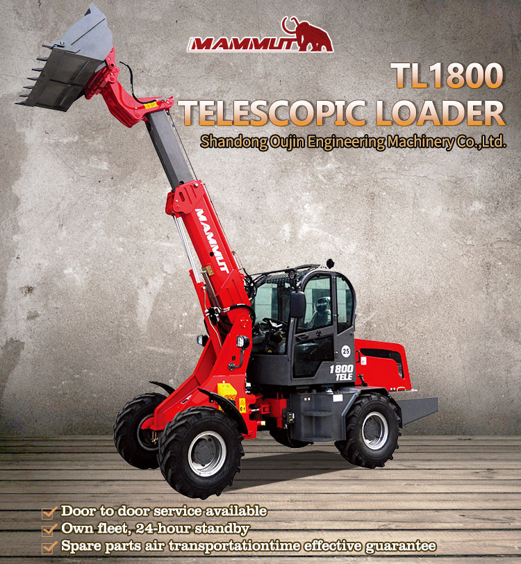 Buy Mammut New Product T1800 Telescopic Wheel Loader For Farm,forest ...