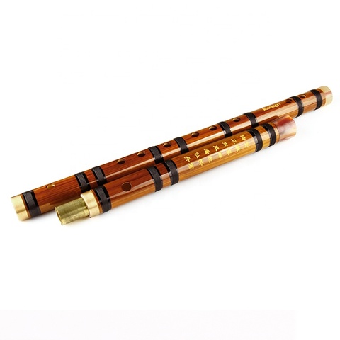 Buy Moonangel Bamboo Flute Cdefg 5 Keys Black Line Chinese Traditional ...