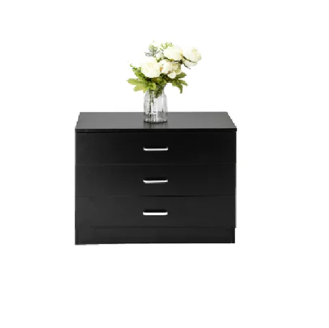 Buy New Design 3 Drawers Mdf Laminated White Color Fashionable Chest Of ...