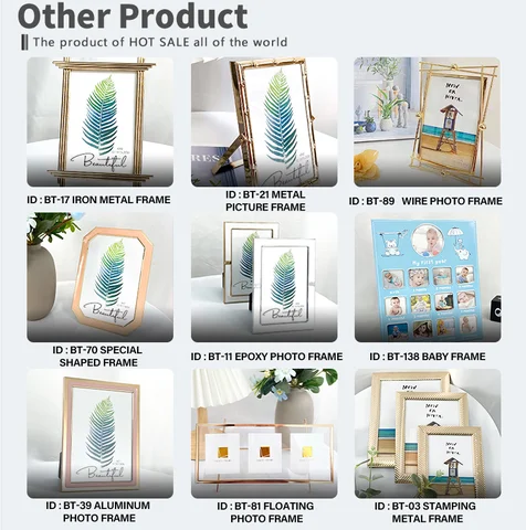 Buy New Design Desktop 8x10 Large Metal Picture Frame Promotion Gift ...