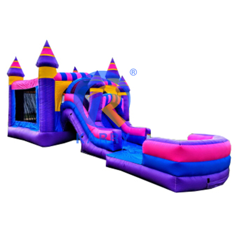 Buy Pink Princess Bounce House Combo,inflatable Jumping Castle Combo ...