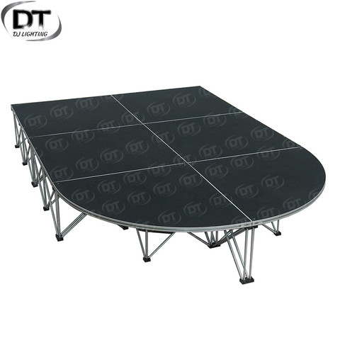 Buy Portable Mobile Stage Outdoor Concert Mobile Scene Aluminum Glass ...