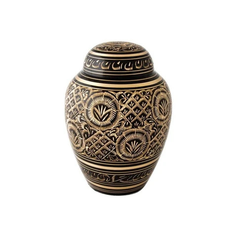 Buy Round Shape Simple Design Well Polished Wooden Cremation Urns With ...
