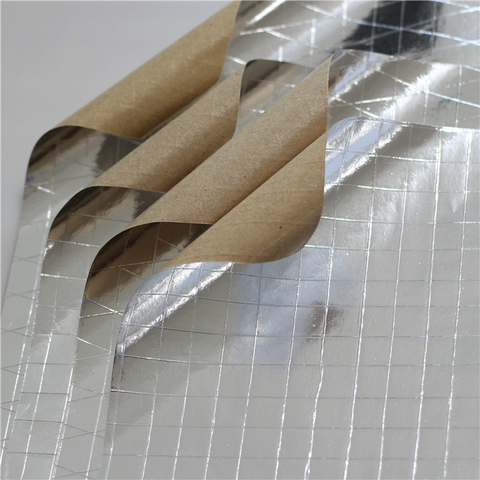 Buy Single Sides Aluminum Foil Insulation Scrim Kraft Facing Foil Faced ...