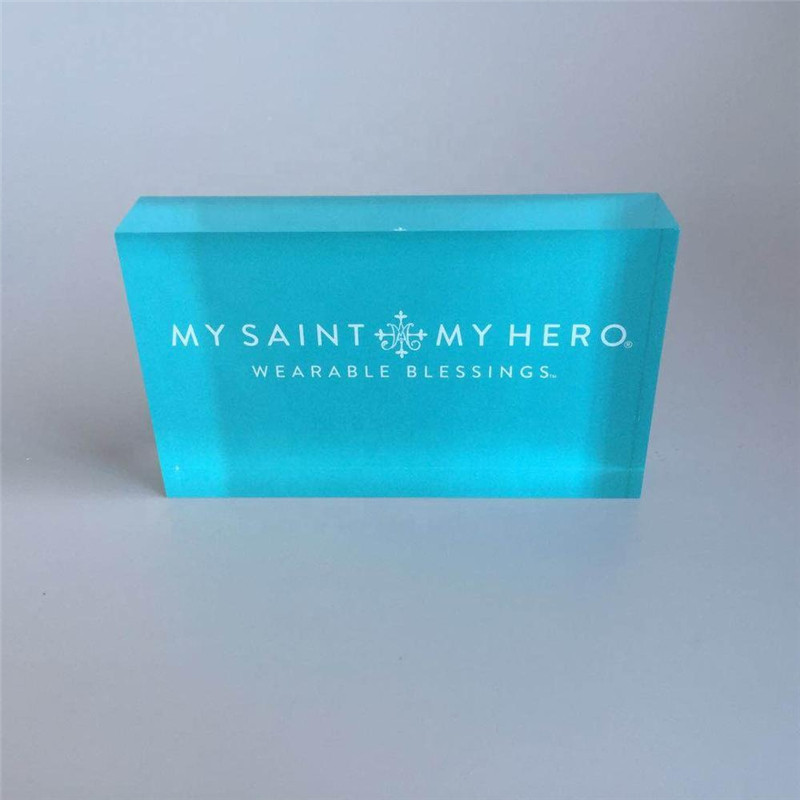 Buy Solid Acrylic Block Logo Silk Screen Or Lase Engraved Customize ...
