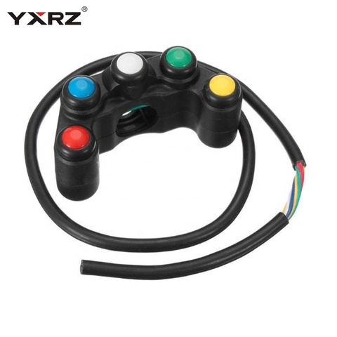 Buy Universal 5 Multi Function Button Switch Combination Handlebar ...