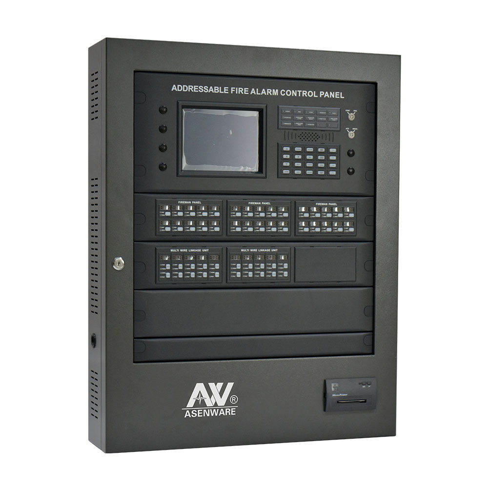 Buy Wall-mounted Addressable Fire Alarm Control Panel Aw-afp2100 from ...