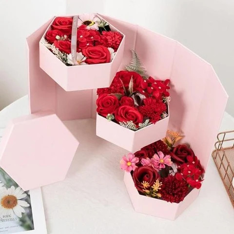 Buy Wholesale Luxury Flowers Cardboard Boxes 2020 Rose Love Preserved ...