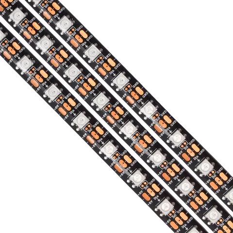 Buy Ws2812b 60-leds Addressable Rgb Led Strip Light 12w With Ip65 Ip20 ...