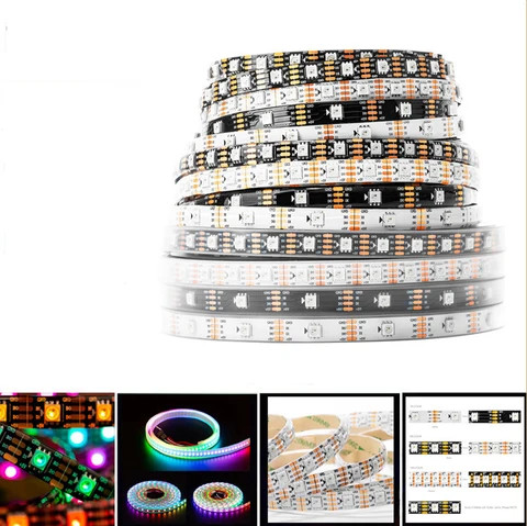 Buy Ws2813 Running Led Strip Lights 60-leds Remote Control 10w Power ...