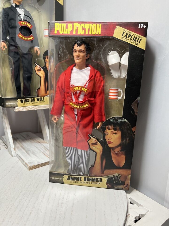 Buy Pulp Fiction Full Set Of Five Talking Figures New Set Tarantino Lot ...