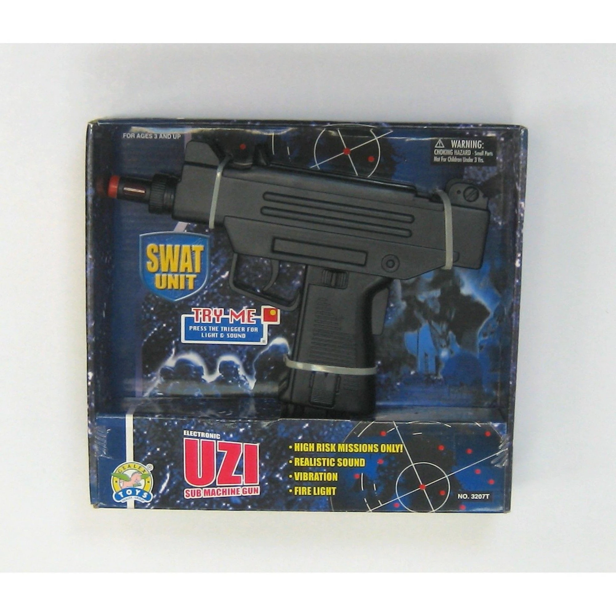 Buy Swat Unit Uzi Gun With Light , Sound & Vibration from Gealex Toys ...