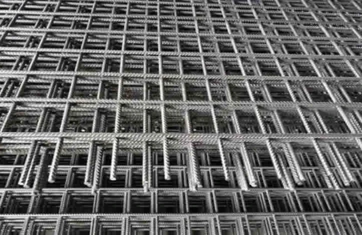 Buy Ribbed Steel Bar Welded Mesh from JinDing Reinforcing Steel Bar ...