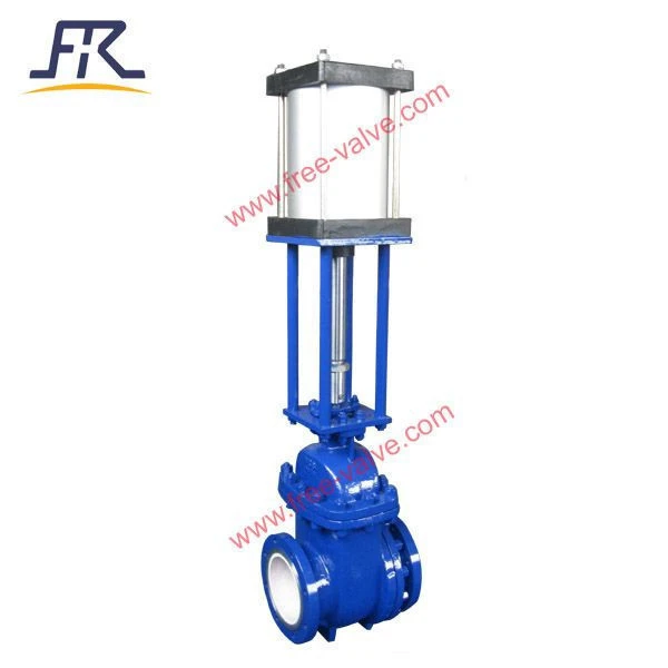 Buy Pneumatic Ceramic Slag Dischage Gate Valve For Fly Ash System Dn200 ...