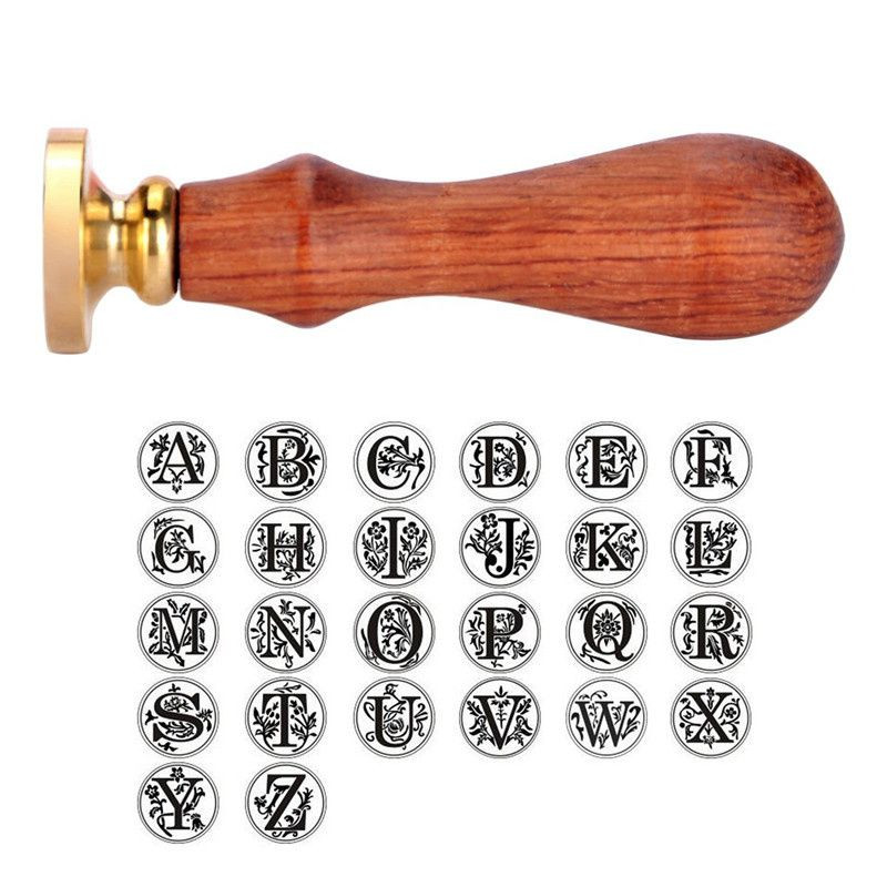 Buy New Vintage Classic Alphabet Initial Letter Wax Seal Stamp from ...