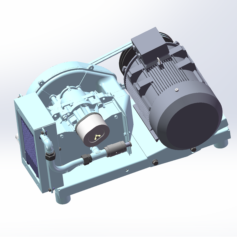 Buy 5.5kw Oil-free Scroll Air Compressor from Dongguan Zhihe Industrial ...