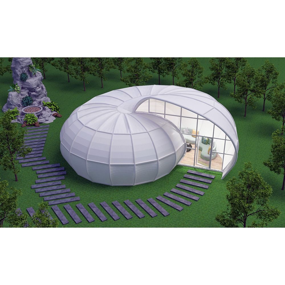 Buy Permanent Modern Tent Structure Shell-shaped Tent For Resort from ...
