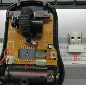 Buy Wireless Mouse Ic Optical Sensor Fh8811 Cs31 With Receiver No Need ...