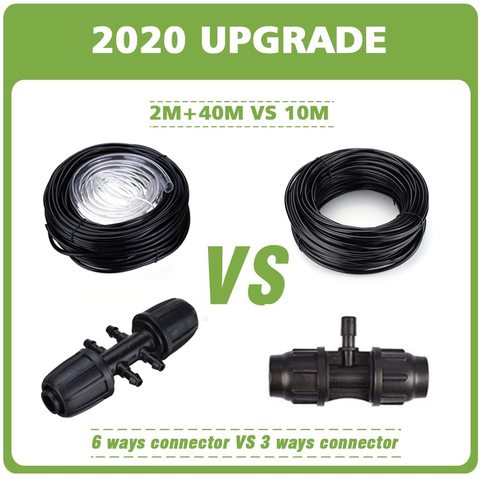 Buy 40m Diy Automatic Drip Irrigation System Garden Set Balcony Water ...