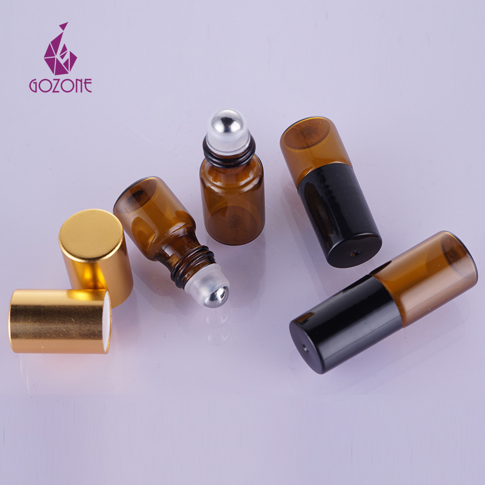 Buy Amber Mini Roll-on 2ml 3ml Wholesale Luxury Refilable Multi Use ...