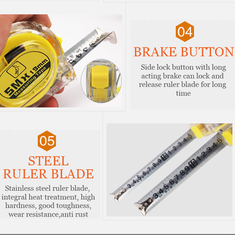 Buy Automatic Telescopic Measurement Tape Tajima 3 Metre 5 Metre ...