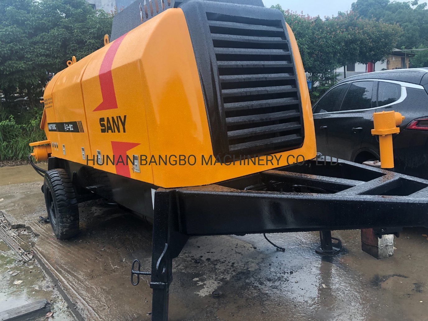 Buy Cement Machine Portable Concrete Trailer Pump Diesel Mini Cement ...