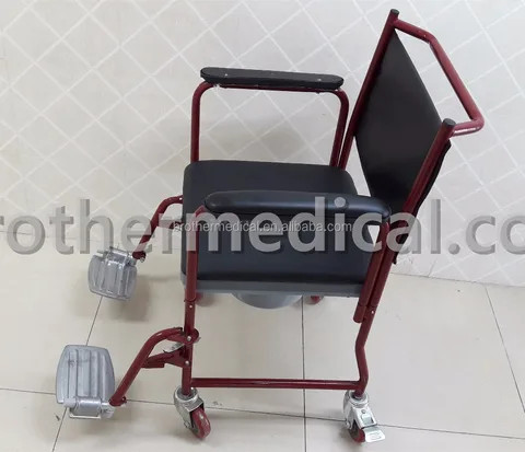 Buy Cheap Coating Commode Wheelchair With Toilet from Shanghai Brother Medical Products ...
