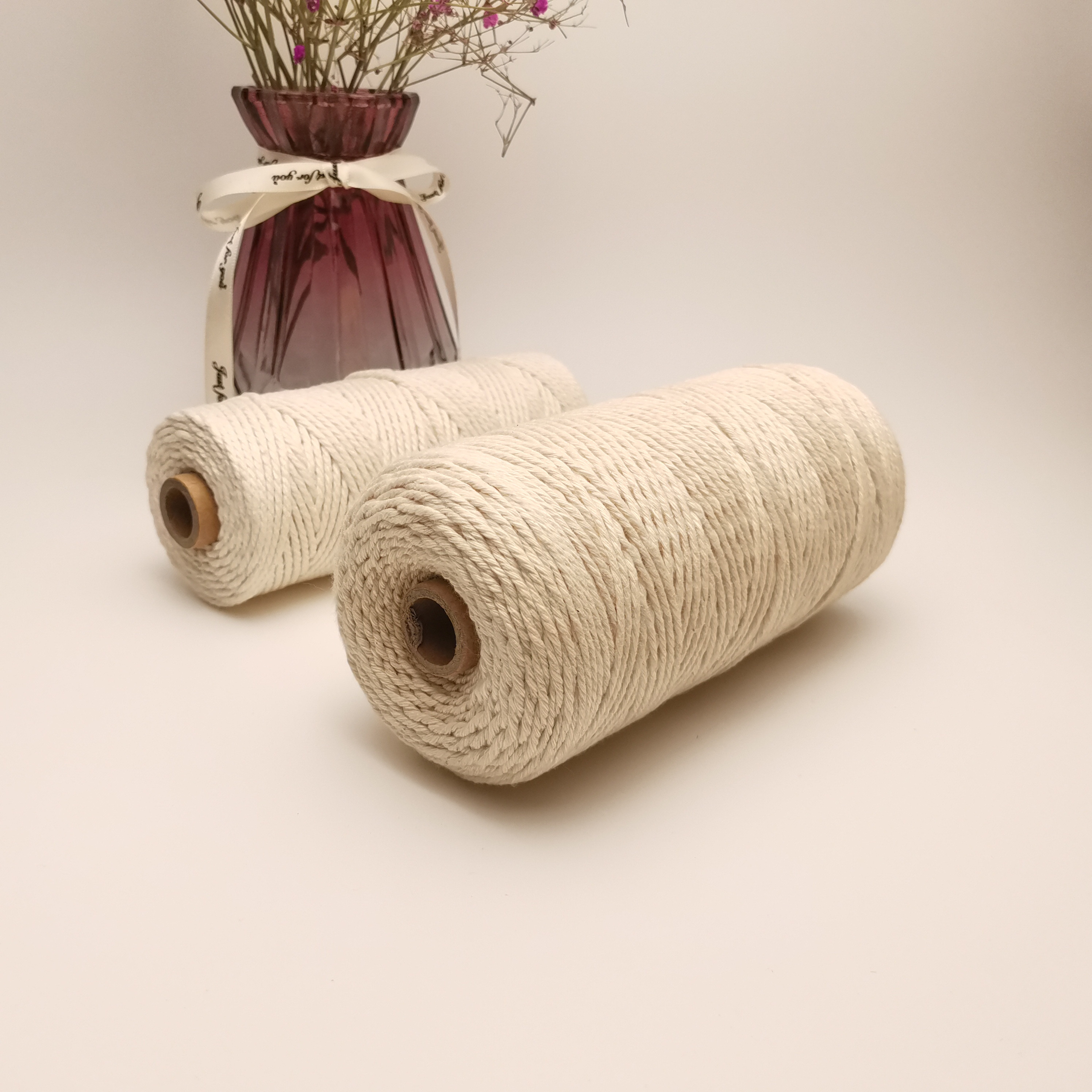 Buy Braided Natural Cord Cotton Rope String, Cotton Rope In Gold from ...