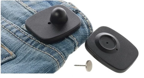 Buy Clothing Alarm Tag Shop Anti Theft Eas Security Tag Rf Mini Square ...