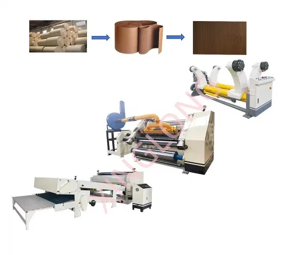 Buy Corrugated Carton Paper Board Production Line/single Facer Machine ...